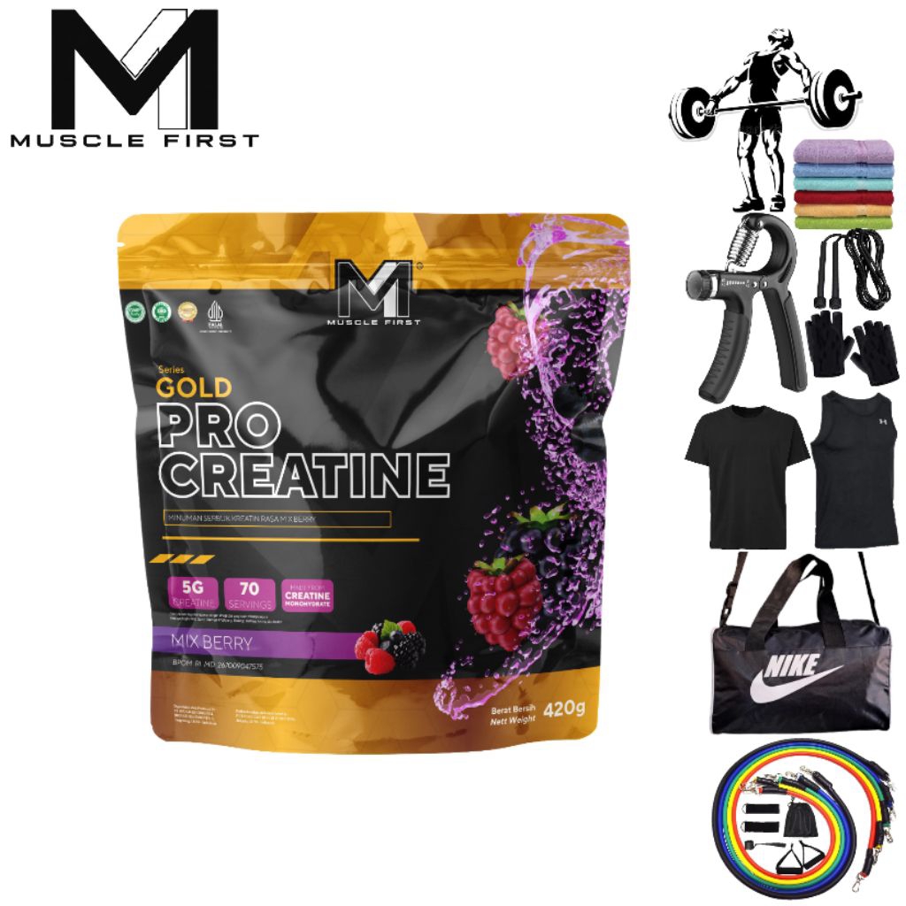 Jual Muscle First - PRO CREATINE Monohydrate 420gram 70 Serving ...