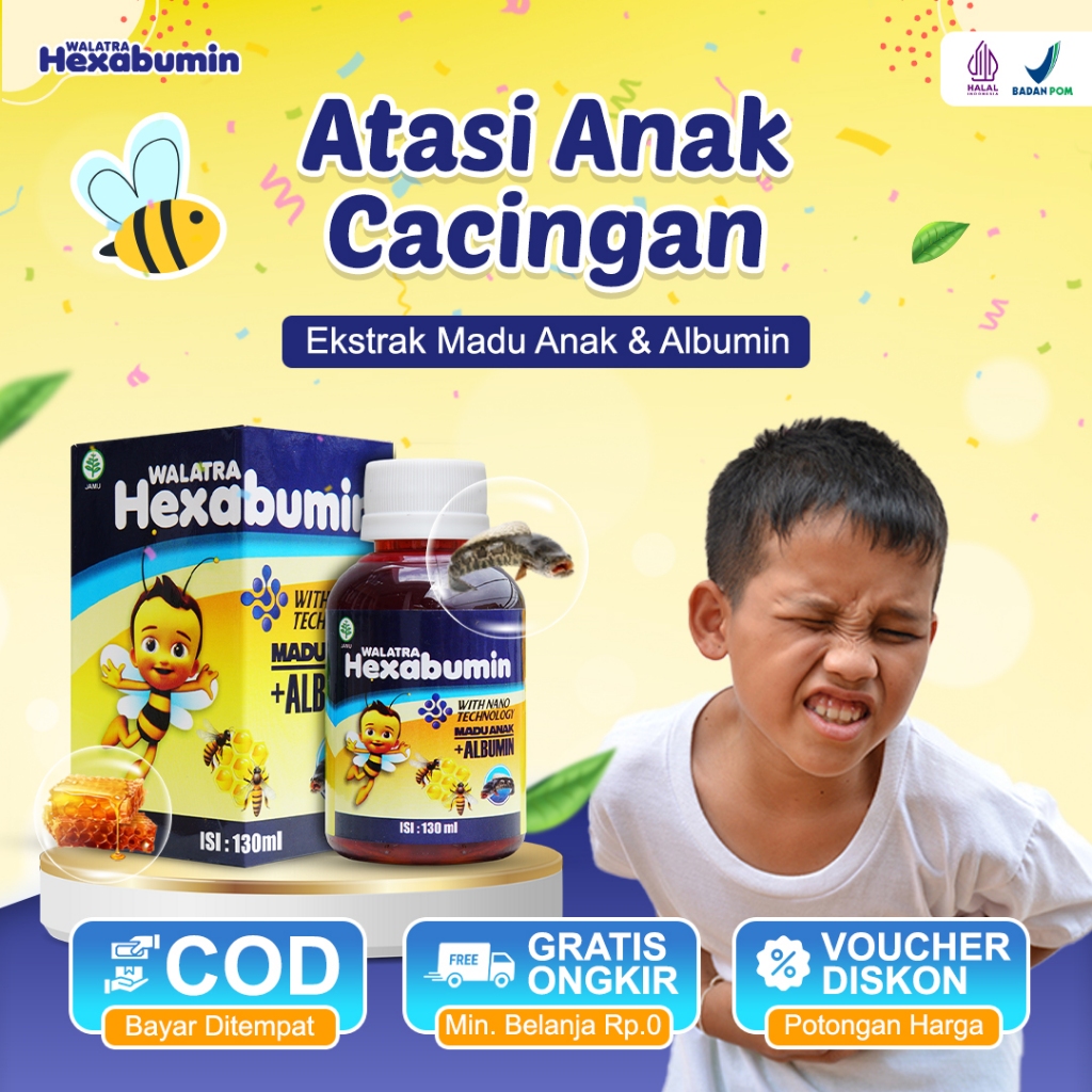 Jual Hexabumin - Obat Cacing Pada Anak 1 2 3 4 5 Tahun, Obat Cacingan ...