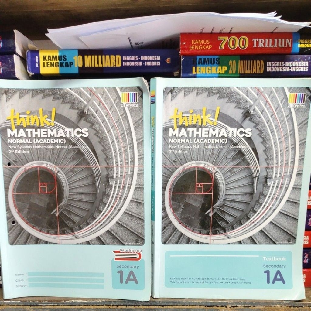 Jual Think mathematics 1A 2nd edition texbook+workbook | Shopee Indonesia
