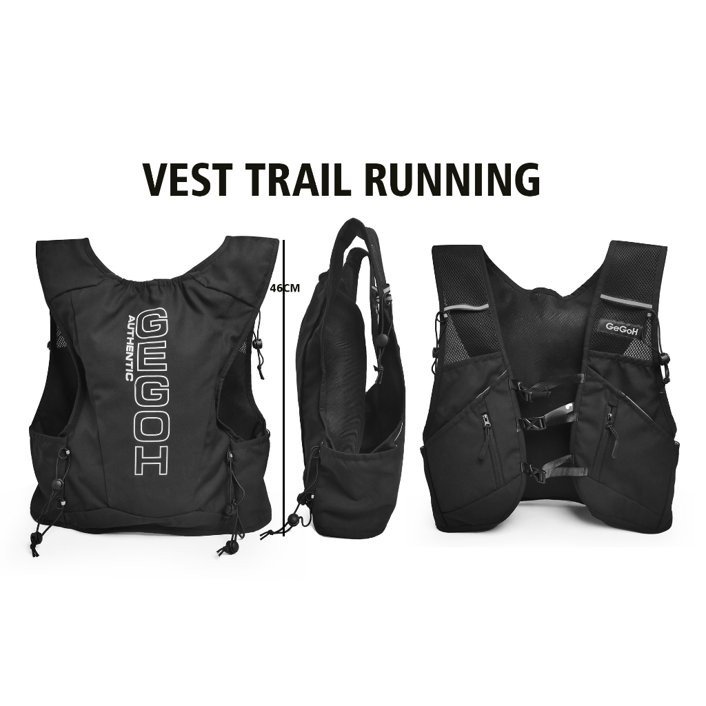 Jual (G.e.G.o.h)_ Hydropack Sport Authentic Tas Running Vest Trail ...
