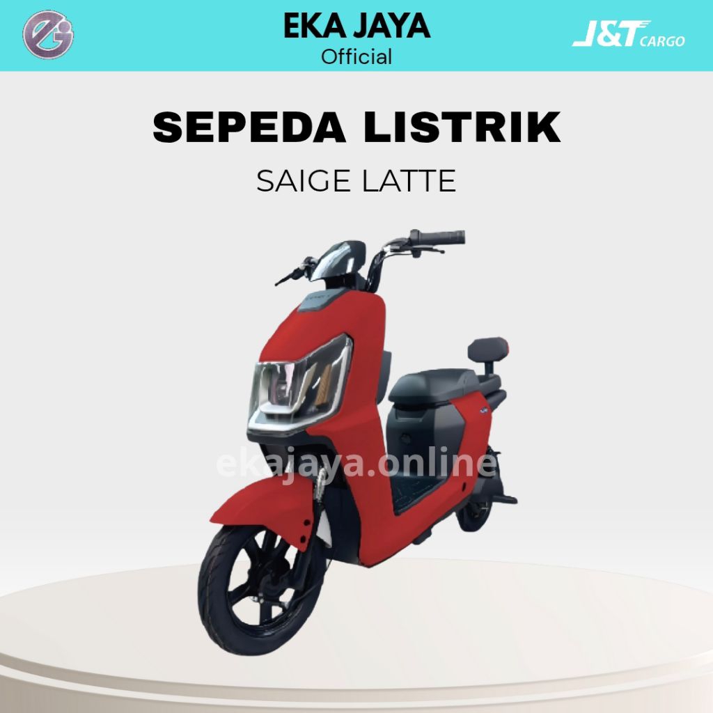 Jual Sepeda Listrik SAiGe LATTE 500Watt | Shopee Indonesia