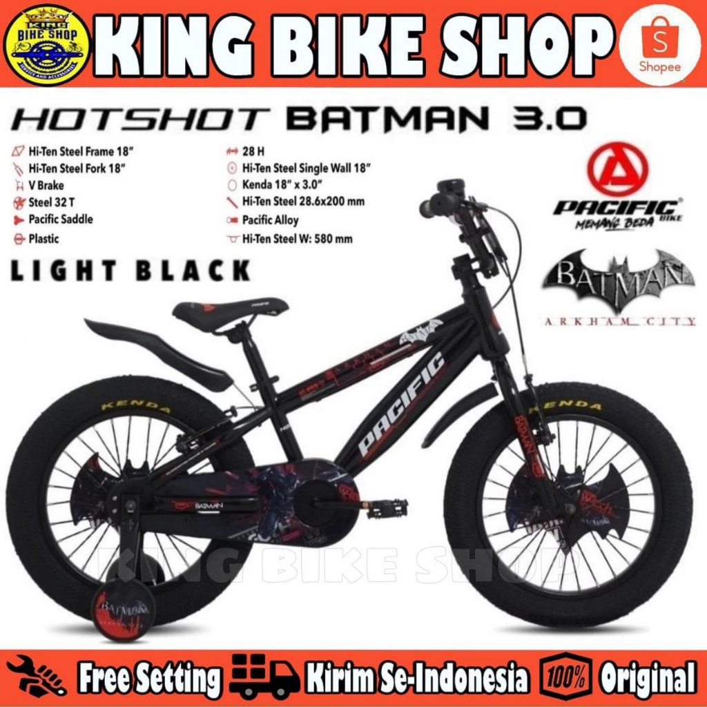 Jual Sepeda Anak Laki BMX PACIFIC HOTSHOT BA 3.0 Ukuran 12 16 18 inch ...