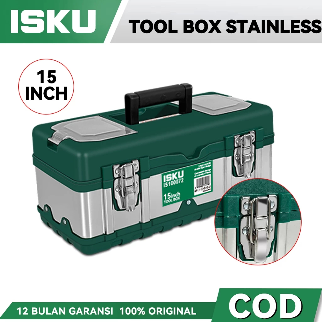 Jual Isku Tool Box Besar 15 Inch Kotak Perkakas Stainless Besar Tool ...