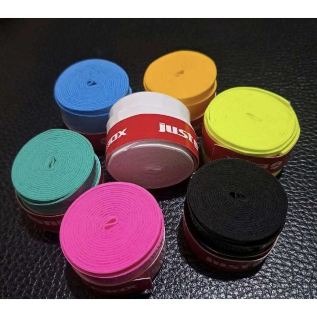 Jual Grip Karet Overgrip Badminton/Tennis Ebox JUSTGRIP Original ...