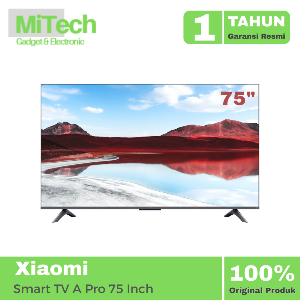 Jual Xiaomi TV A Pro 75 Inch QLED 2026 - MI Smart TELEVISI 75" Inci 4K ...