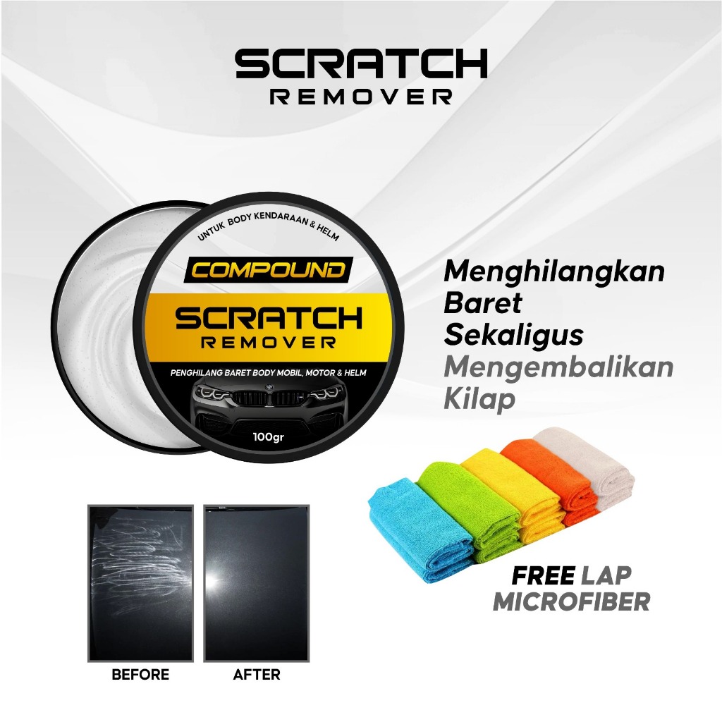 Jual Scratch Remover Compound Mobil Penghilang Baret Mobil Body ...