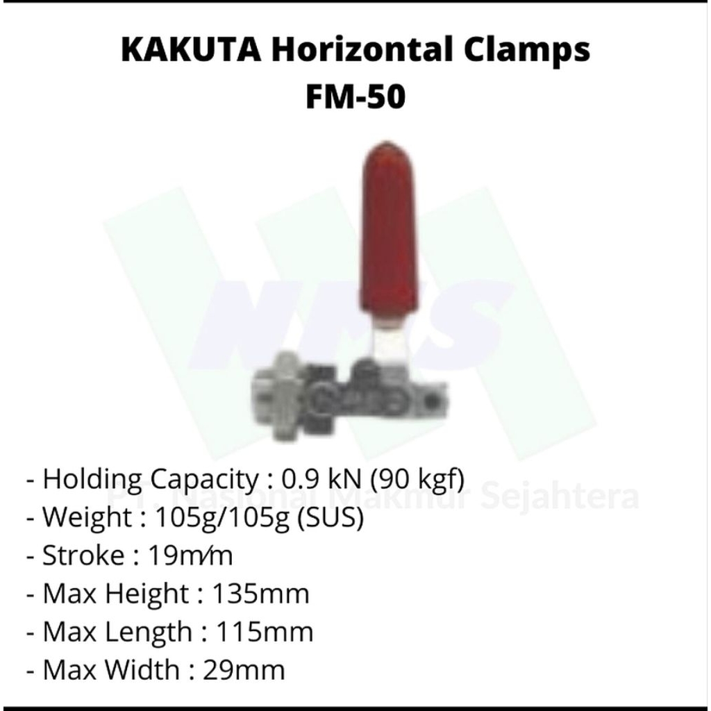 Jual Kakuta Toggle Clamp FM 50 Original Japan | Shopee Indonesia