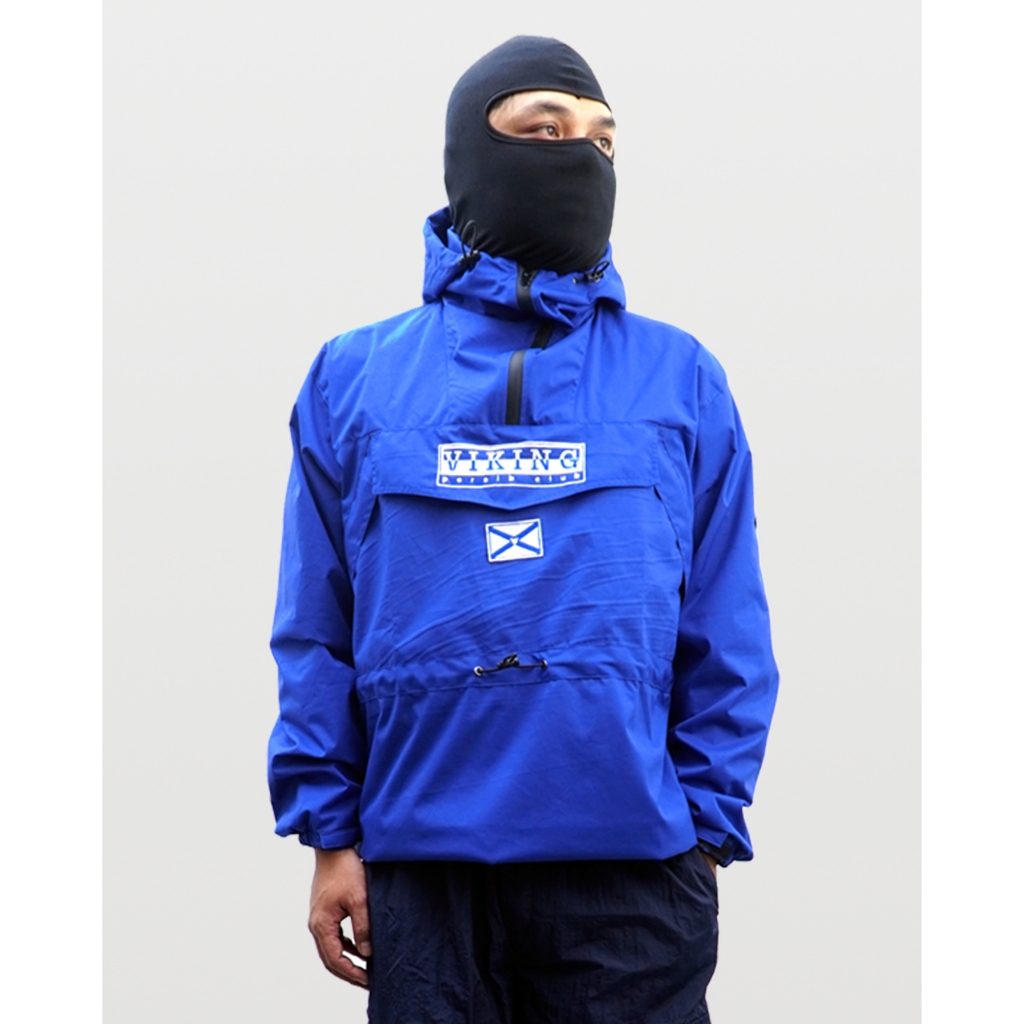 Jual JAKET CAGOULE -ANORAK BLUE - WATERPROOF | Shopee Indonesia