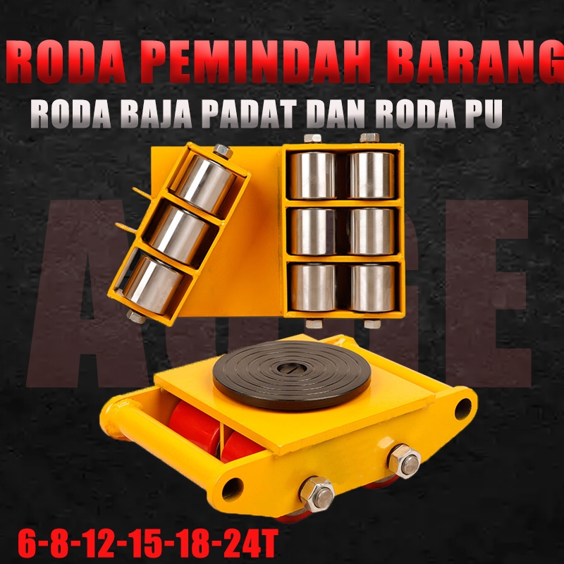 Jual AOGE Cargo Trolley 6-8-12-15-18-24 Ton Roda Baja Roda Pemindah ...