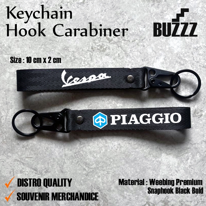 Jual GANTUNGAN KUNCI PIAGGIO - KEYCHAIN VESPA - CARABINER PIAGGIO VESPA ...