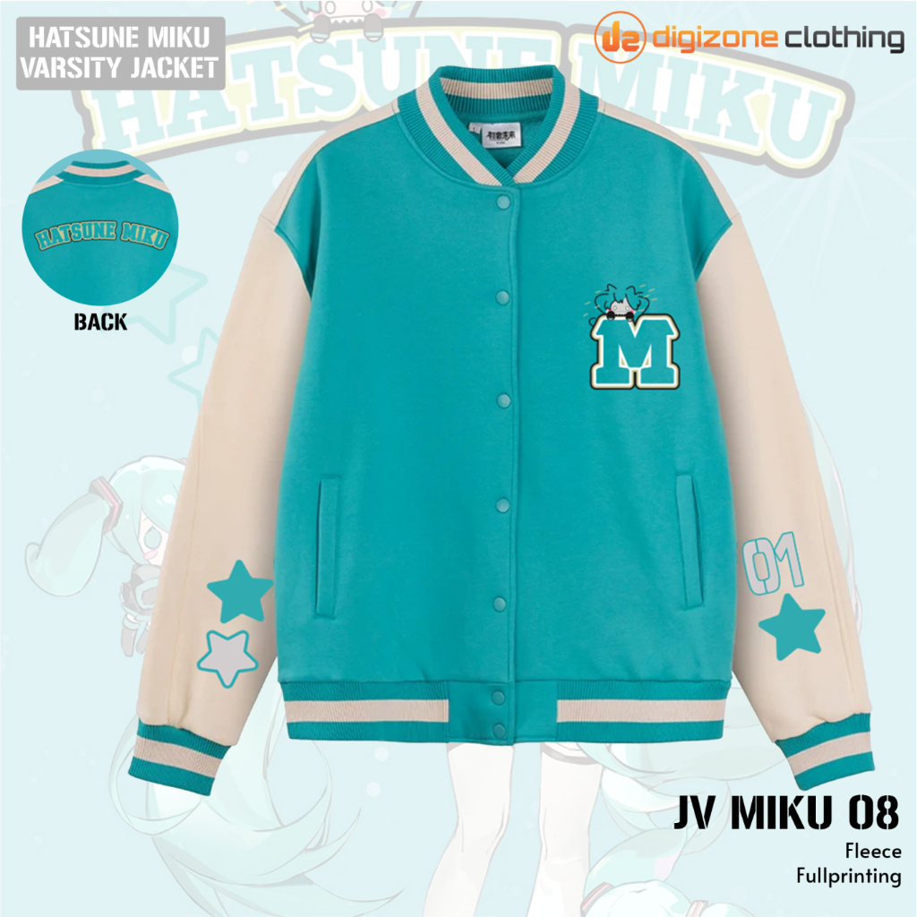 Jual [PRE ORDER] Jaket Varsity Baseball Vocaloid Hatsune Miku ...