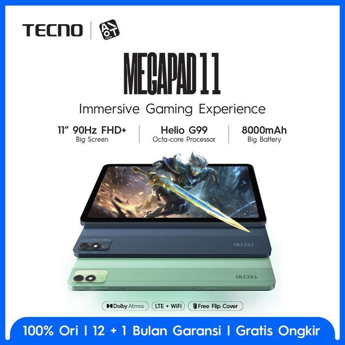 Jual TECNO MEGAPAD 11 - 8+8GB*/128GB, 11inch Ultra Screen, Eye Care ...