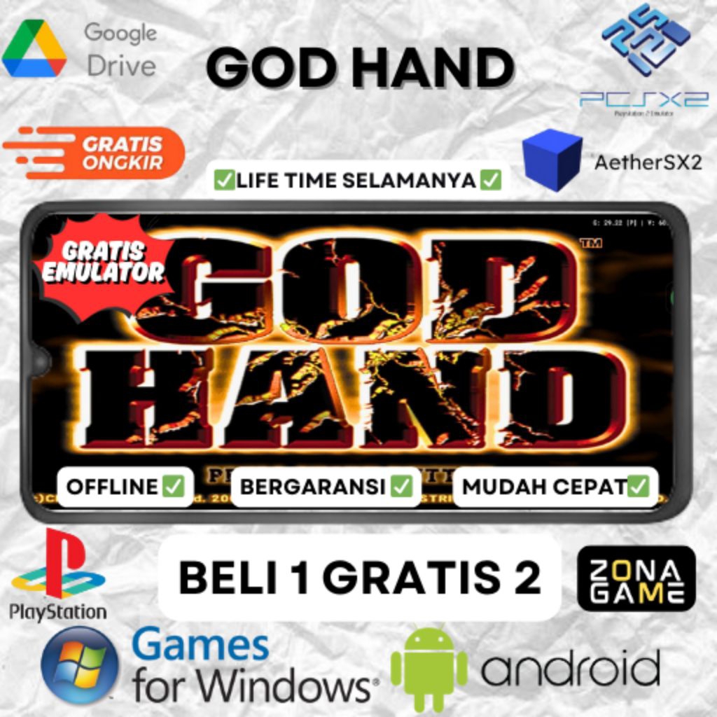 Jual PS2 God Hand | Bisa Main di Android / PC | GAME BELI 1 GRATIS 2 ...
