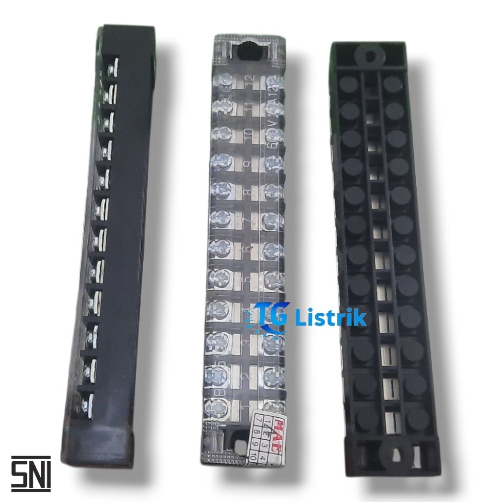 Jual Terminal Blok 15 Ampere 12 Pole Terminal Kabel Terminal Block 15A ...