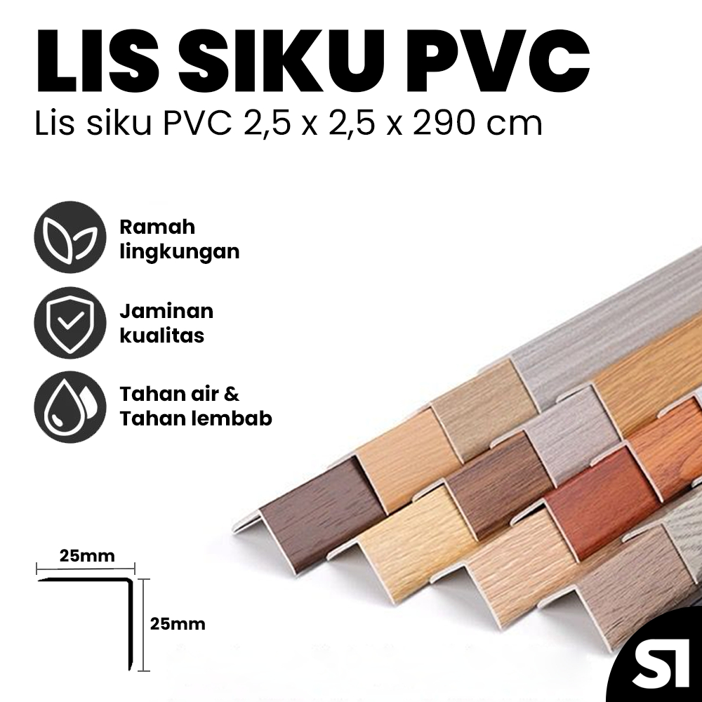 Jual LIS SIKU PVC, LIS SIKU WPC, LIS PVC | Shopee Indonesia