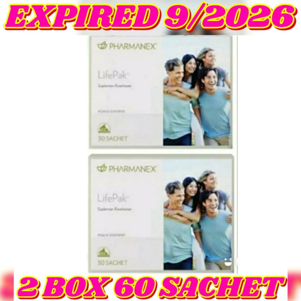 Jual Life pak 2 box - lifepack 60 sachet - pharmanex - suplemenlifepak ...
