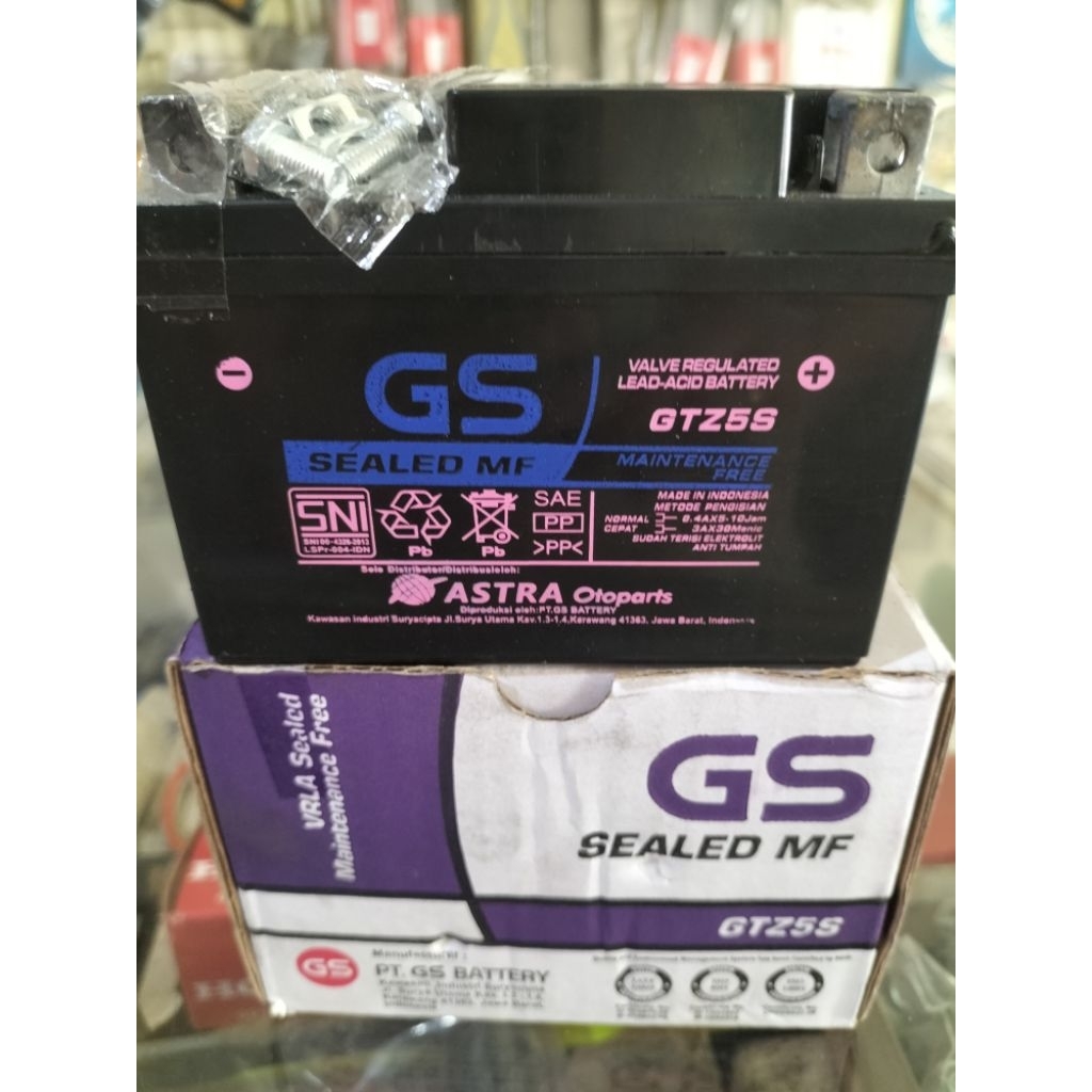 Jual BATERAI BATREI AKI MOTOR GS ASTRA ORIGINAL BEAT KARBU, VARIO110 ...