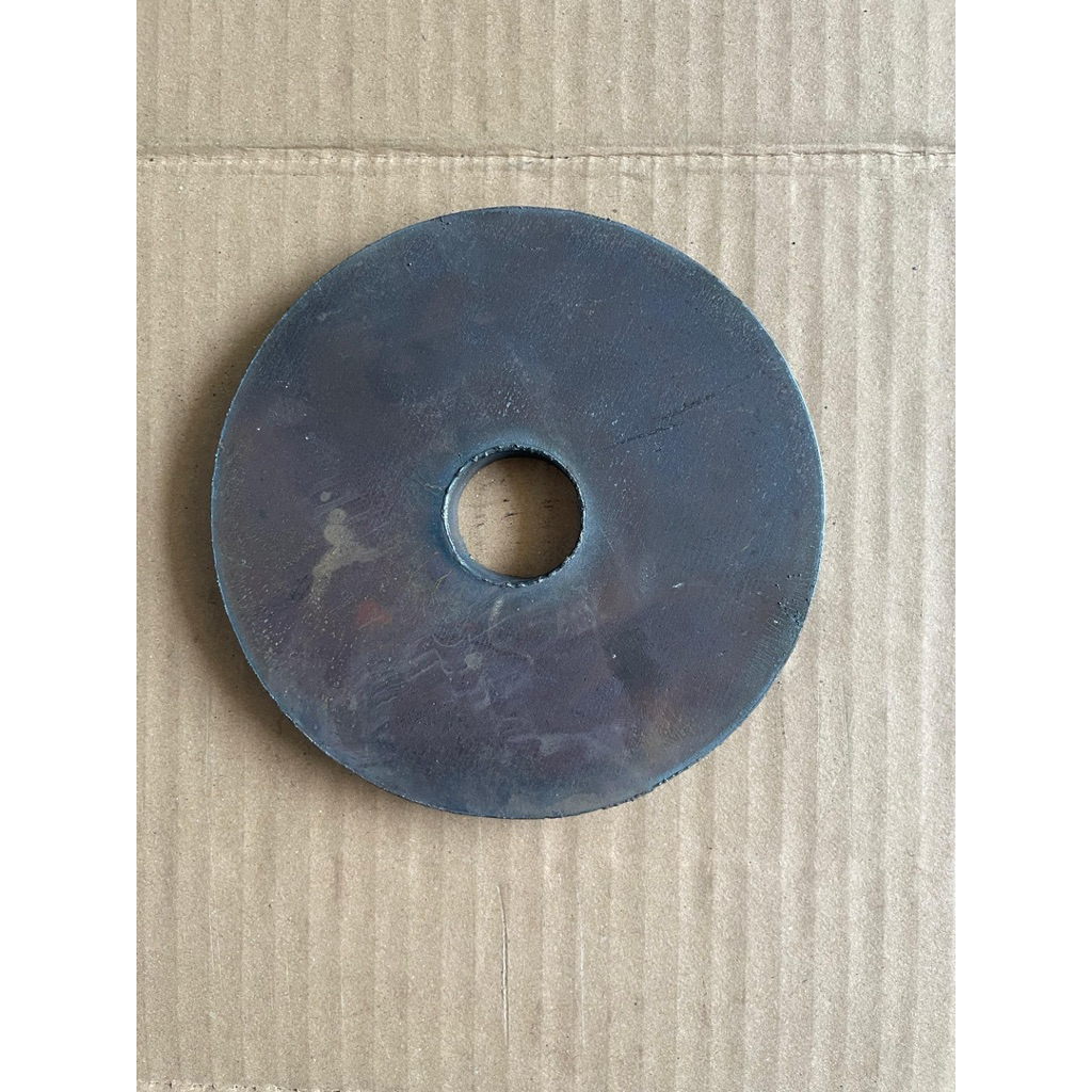 Jual Besi Plat Bulat Tebal 10mm Diameter 130mm Lobang 30mm (ukuran ...