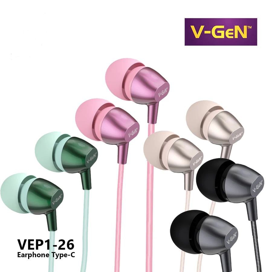 Jual HEADSET V-GEN VEP1-26 | SUPER BASS | ORIGINAL | Shopee Indonesia