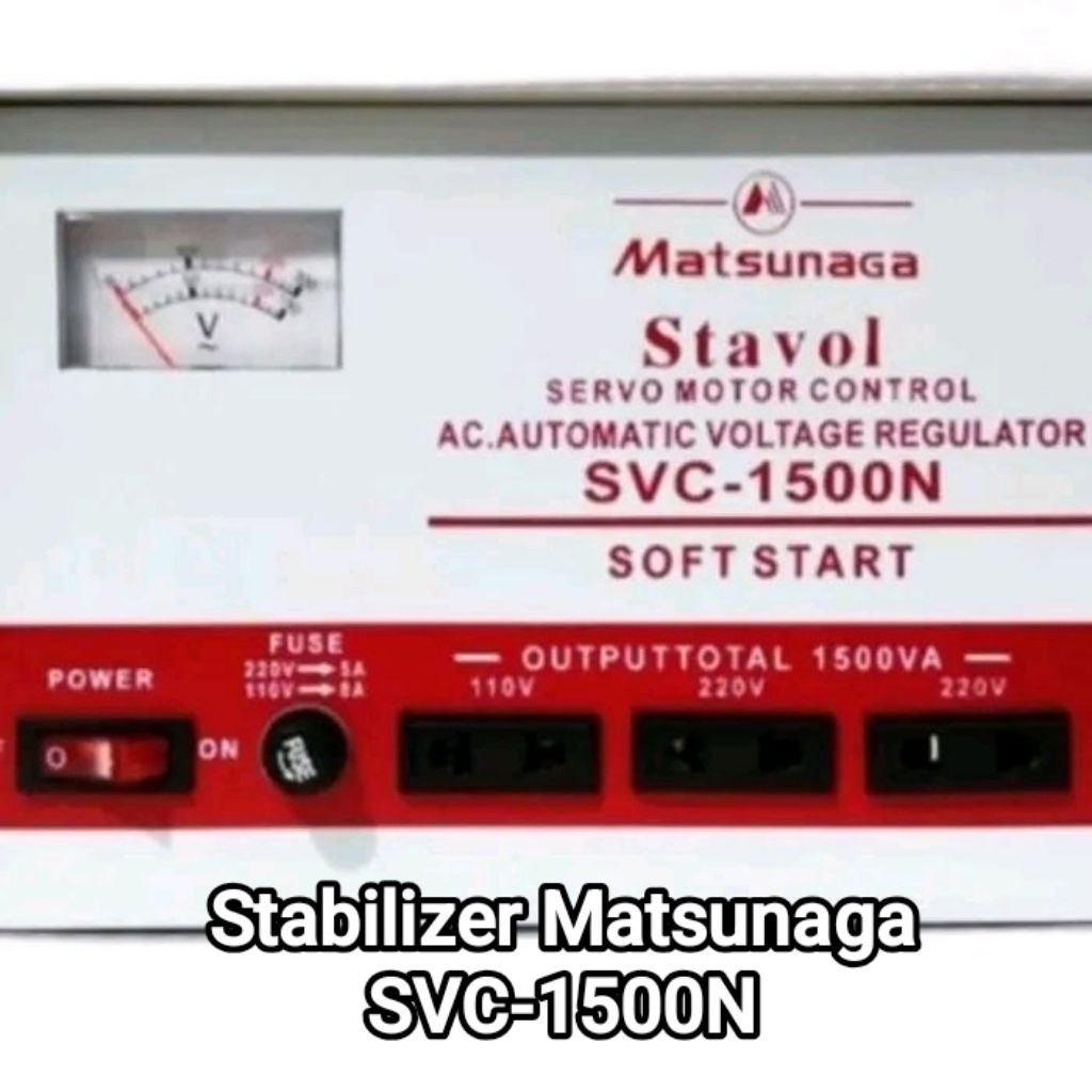 Jual Stabilizer listrik/Stavol Matsunaga 1500watt/Stabilizer Matsunaga ...