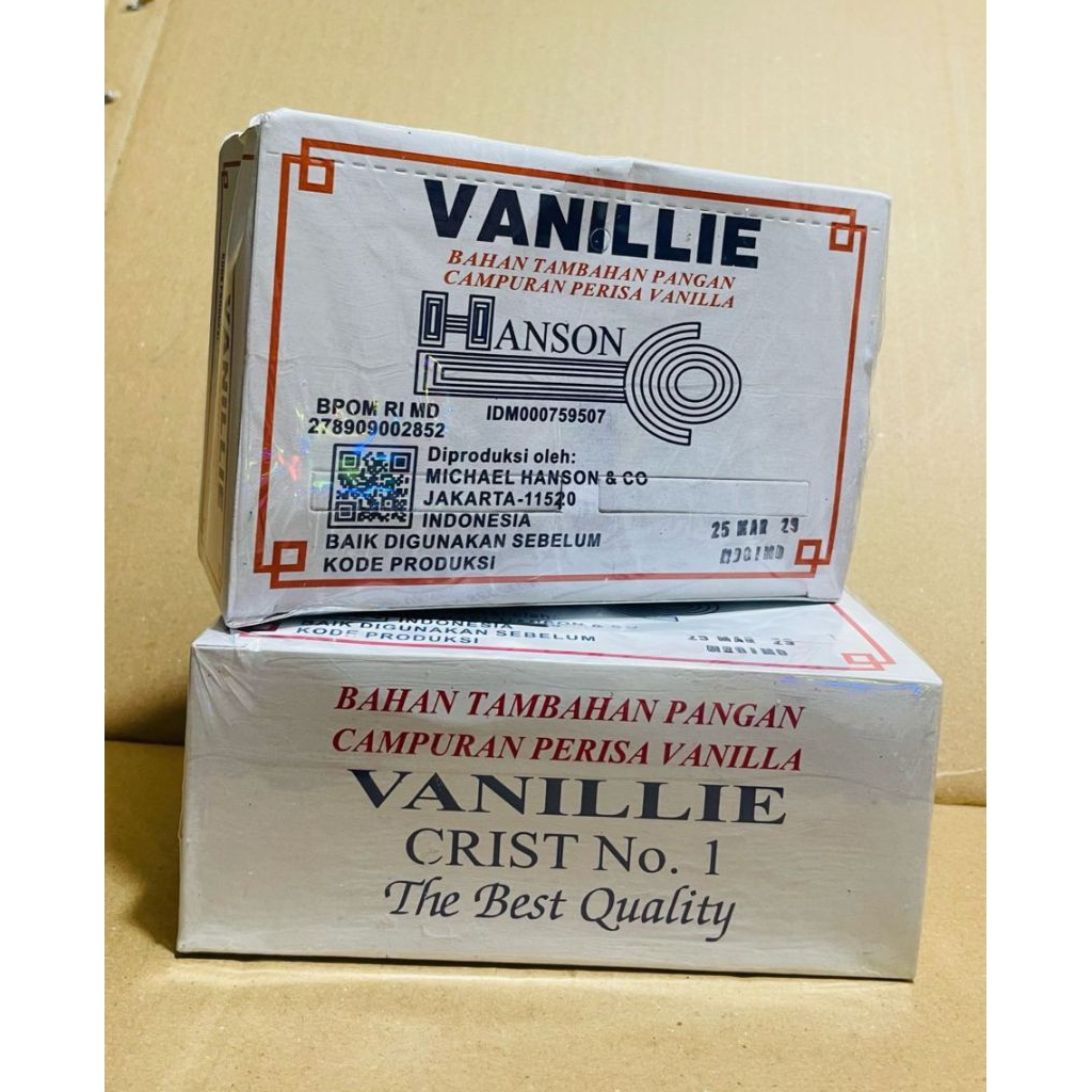 Jual 100sachet Vanillie Bubuk 2gr Merk Hanson/Vanili Bubuk/Vaneli ...
