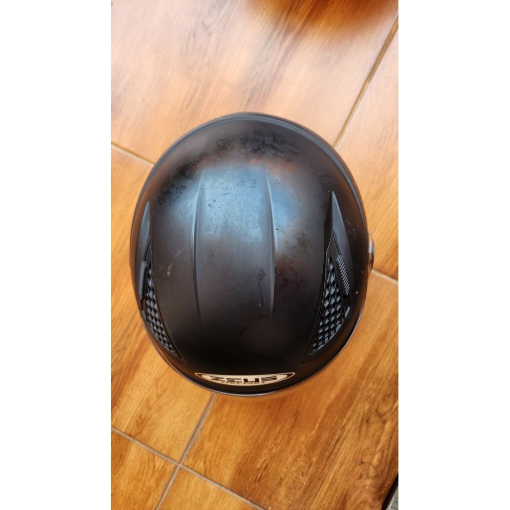 Jual Helm Zeus Zs 610 Black Doff SECOND | Shopee Indonesia