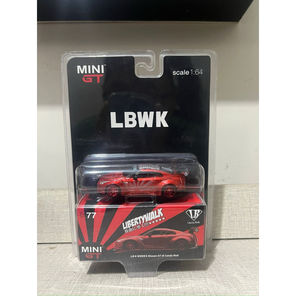 Jual Mini Gt R35 Candy Red Lb Card | Shopee Indonesia