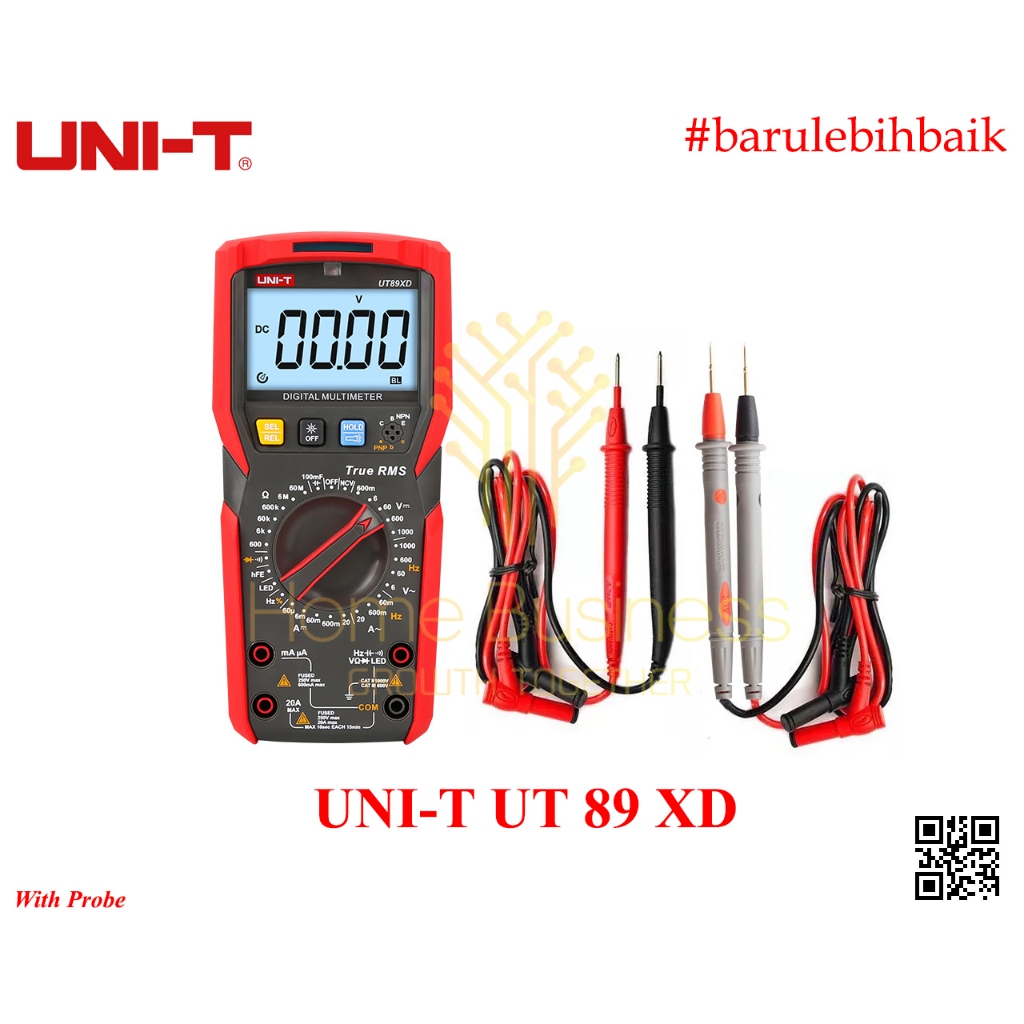 Jual UNI-T UT89XD UT89 89XD True RMS Multimeter Digital Profesional ...