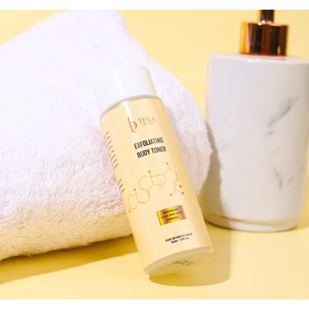 Jual TONER BADAN EXFOLIATING TINA BEAUTY | Shopee Indonesia