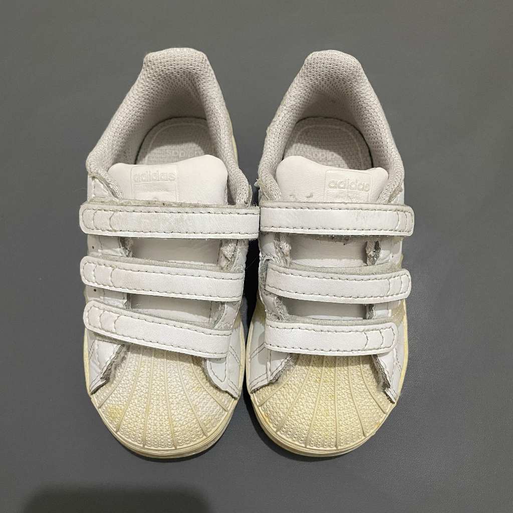 Jual ANAK K436 (ADIDAS ORI, PRELOVED) Sepatu Superstar Ortholite Three ...