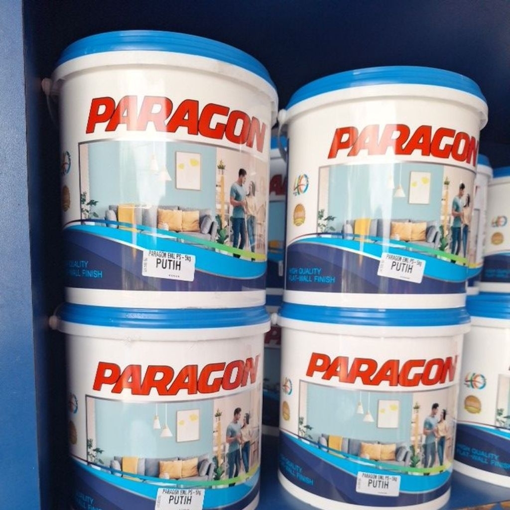 Jual Paragon Putih Cat Tembok dinding plafon 5 20 kg | Shopee Indonesia