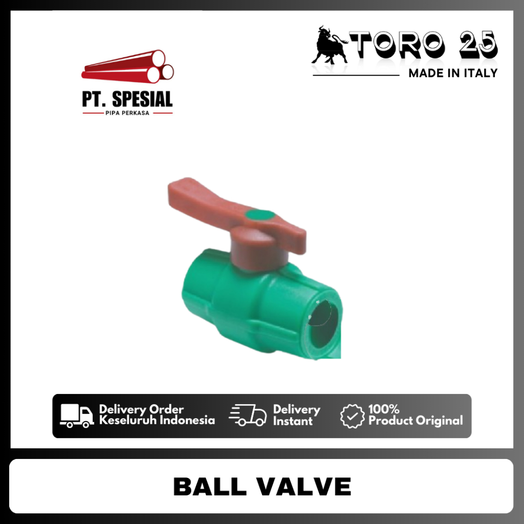 Jual Ball Valve PPR Toro 2" / Stop Valve PPR Toro | Shopee Indonesia