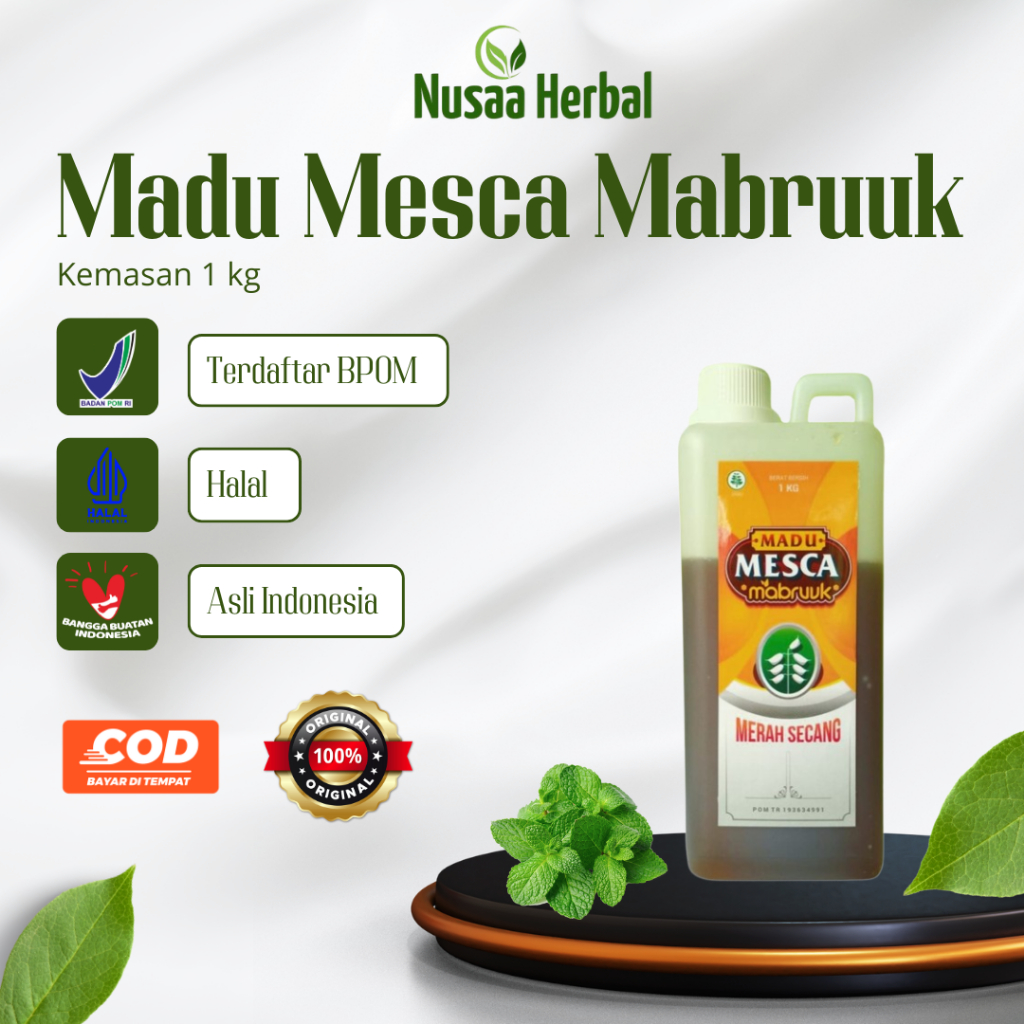 Jual Madu Merah Secang Mabruuk Madu Mesca Mabruuk 1 kg | Shopee Indonesia