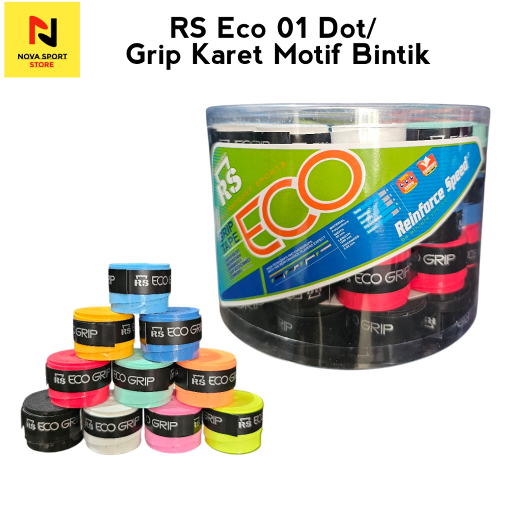 Jual Grip Karet RS Eco 01 Dot, Grip Karet Bintik | Shopee Indonesia