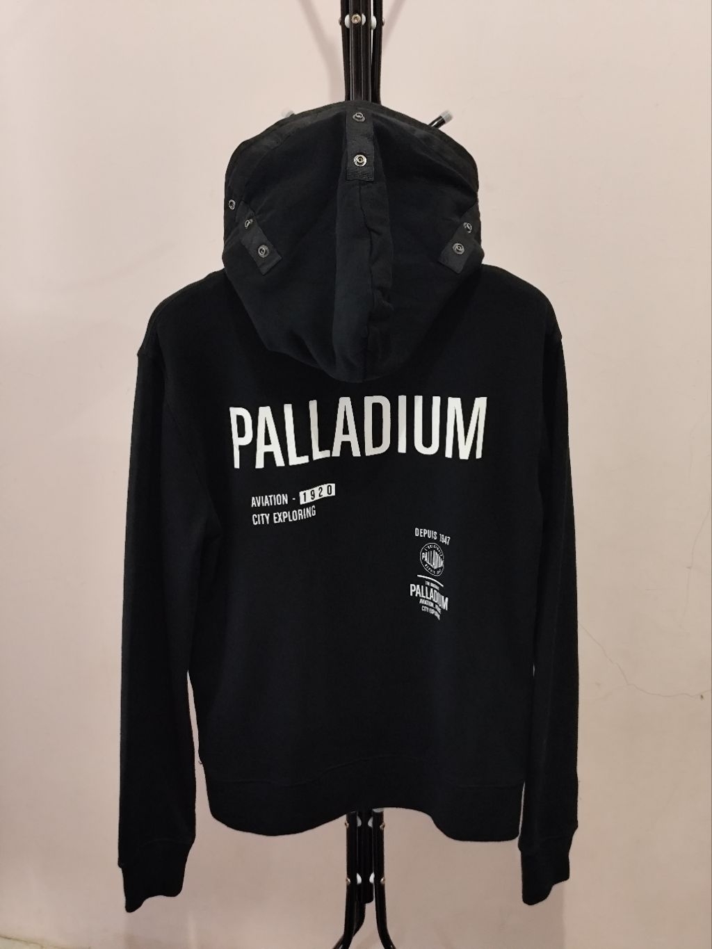 Jual Hoodie Zipper Palladium Black OG Full tag | Shopee Indonesia