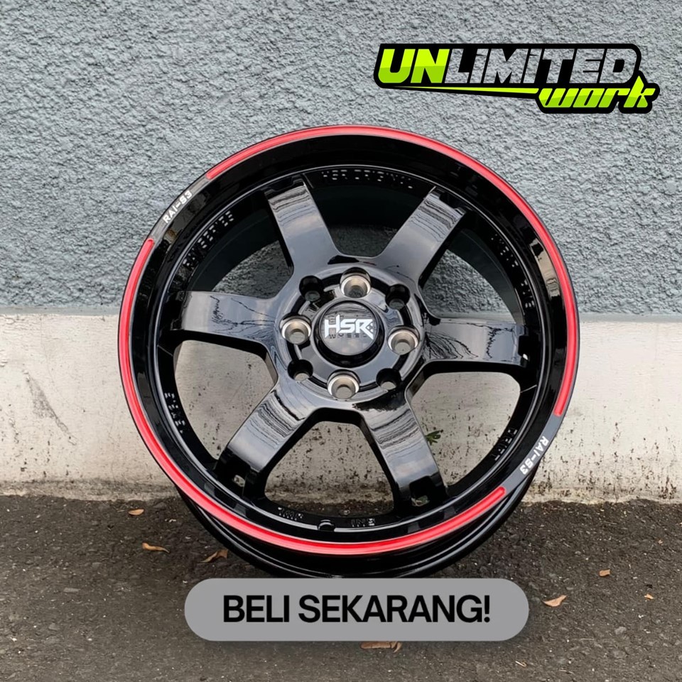 Jual Velg Racing Ring 14 Untuk Wuling Air Ev Brio Agya Kijang Ayla Avanza Xenia HSR RAI-S3 Model ...