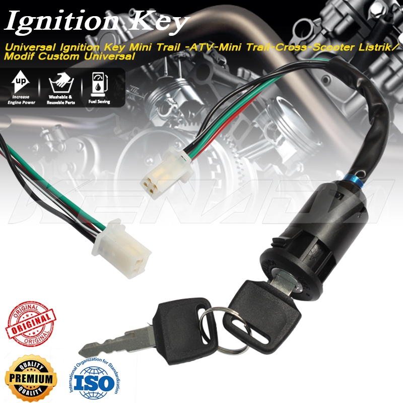 Jual Universal Ignition Key Mini Trail -ATV-Mini /Modif Custom ...