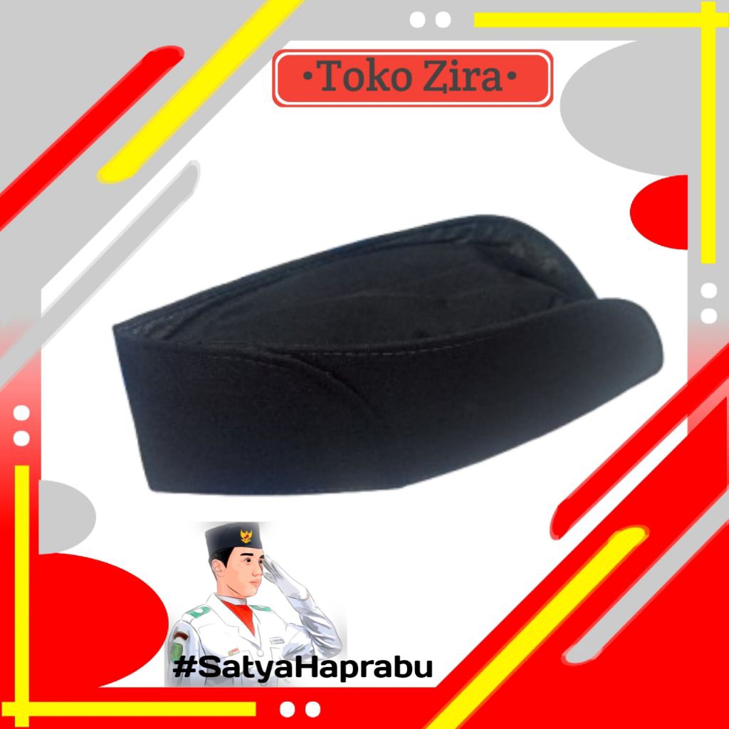 Jual [BEST SELLER & KUALITAS PREMIUM] Peci Songkok hitam/Topi Paskibra ...