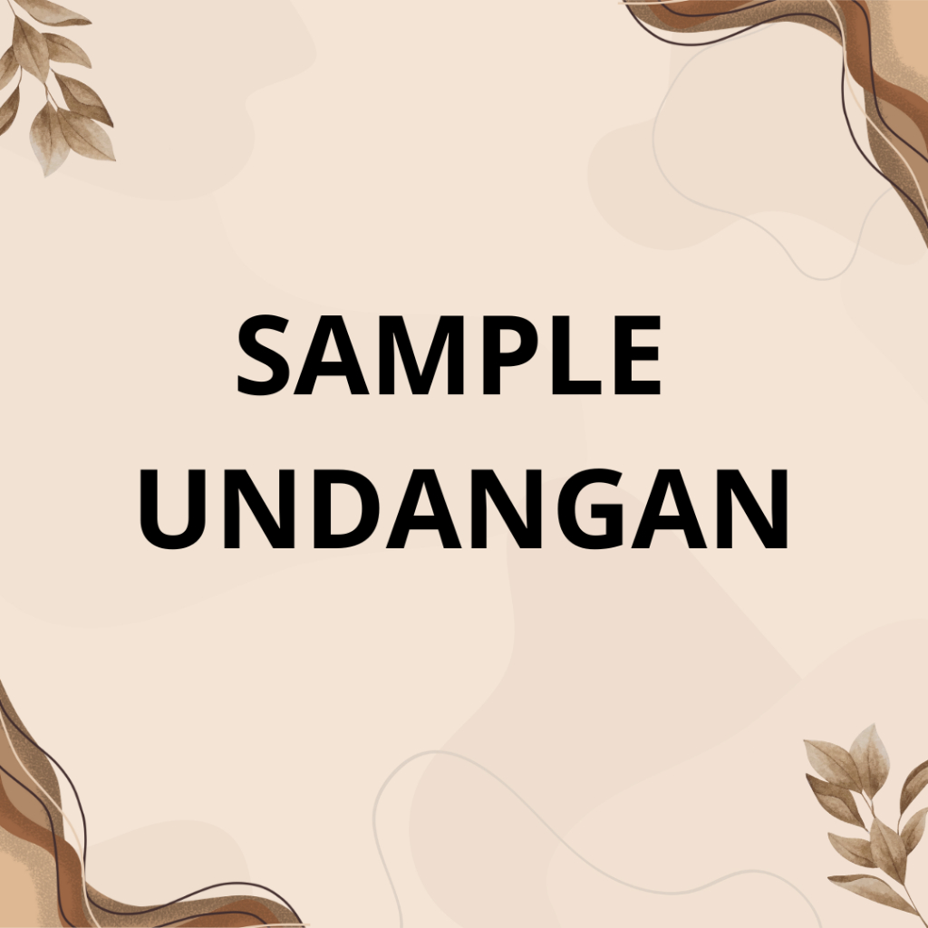 Jual SAMPLE UNDANGAN PERNIKAHAN - SAMPLE UNDANGAN NIKAH ALL KODE ...