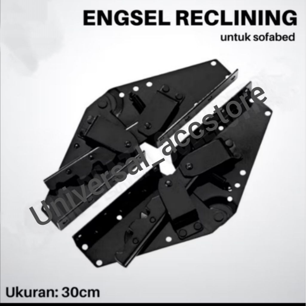 Jual Engsel Lipat Sofa Bed Reclining Reklening Sofa Hitam Besar 30CM ...