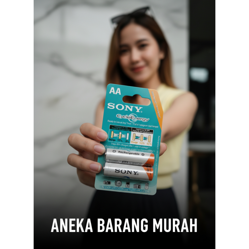 Jual Baterai Casan Aa Sony 4600mah Nicd Battery Rechargeable Baterai ...