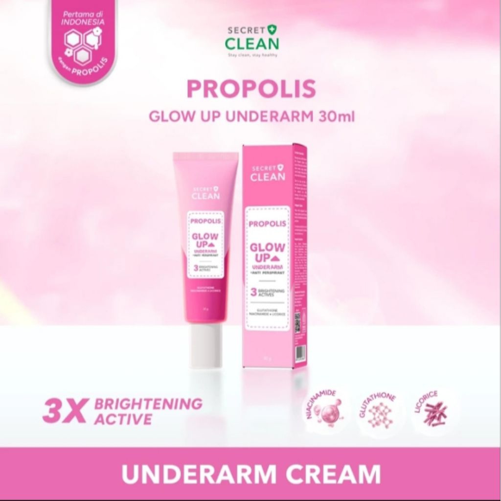 Jual Secret Clean Propolis Underarm Brightening Cream - Secret Clean ...