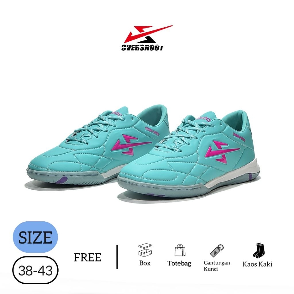 Jual Sepatu futsal overshoot king slim toska - sepatu futsal pria ...