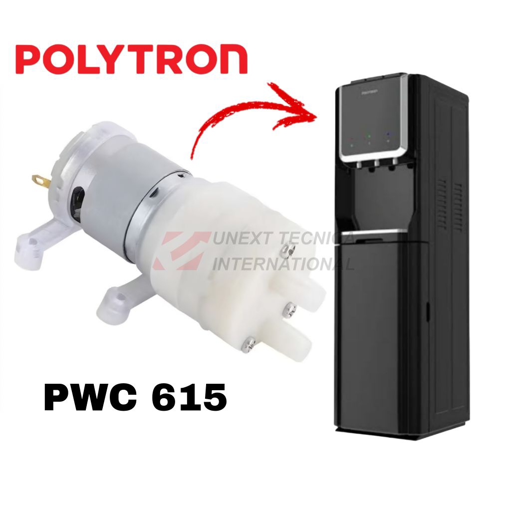 Jual Pompa Dispenser Galon Bawah POLYTRON PWC-615 DC 12 Volt Original ...