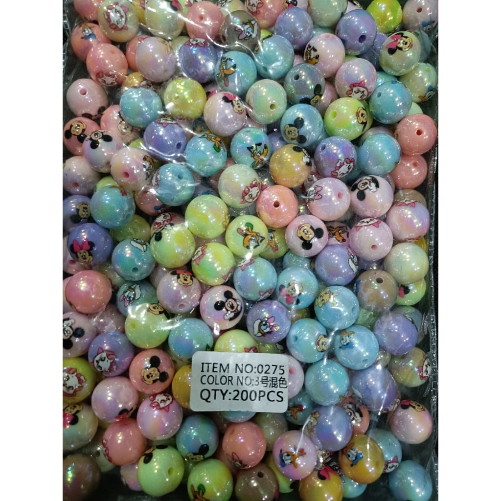 Jual Mote bulat lukis UV Mike mouse 200pcs | Shopee Indonesia