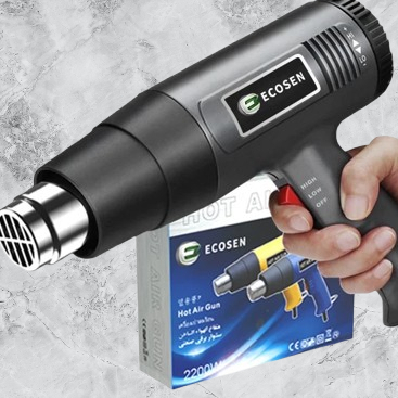 Jual ECOSNE 2200W Heat Gun Air Hot Gun H&L Pro Senapan Panas Pistol ...