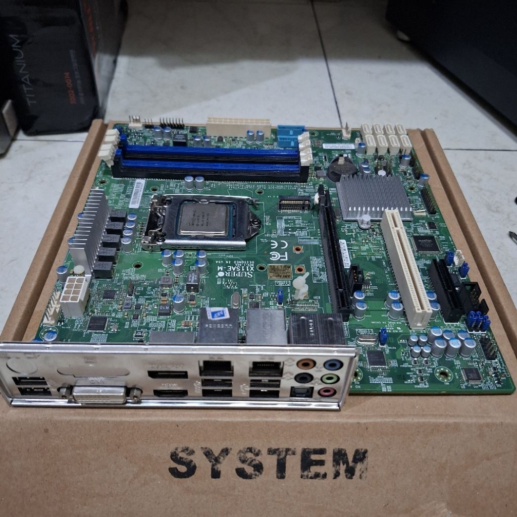 Jual Paket Xeon E3 1240 V5 setara i7 6700 + Mobo Super X11SAE-M ...