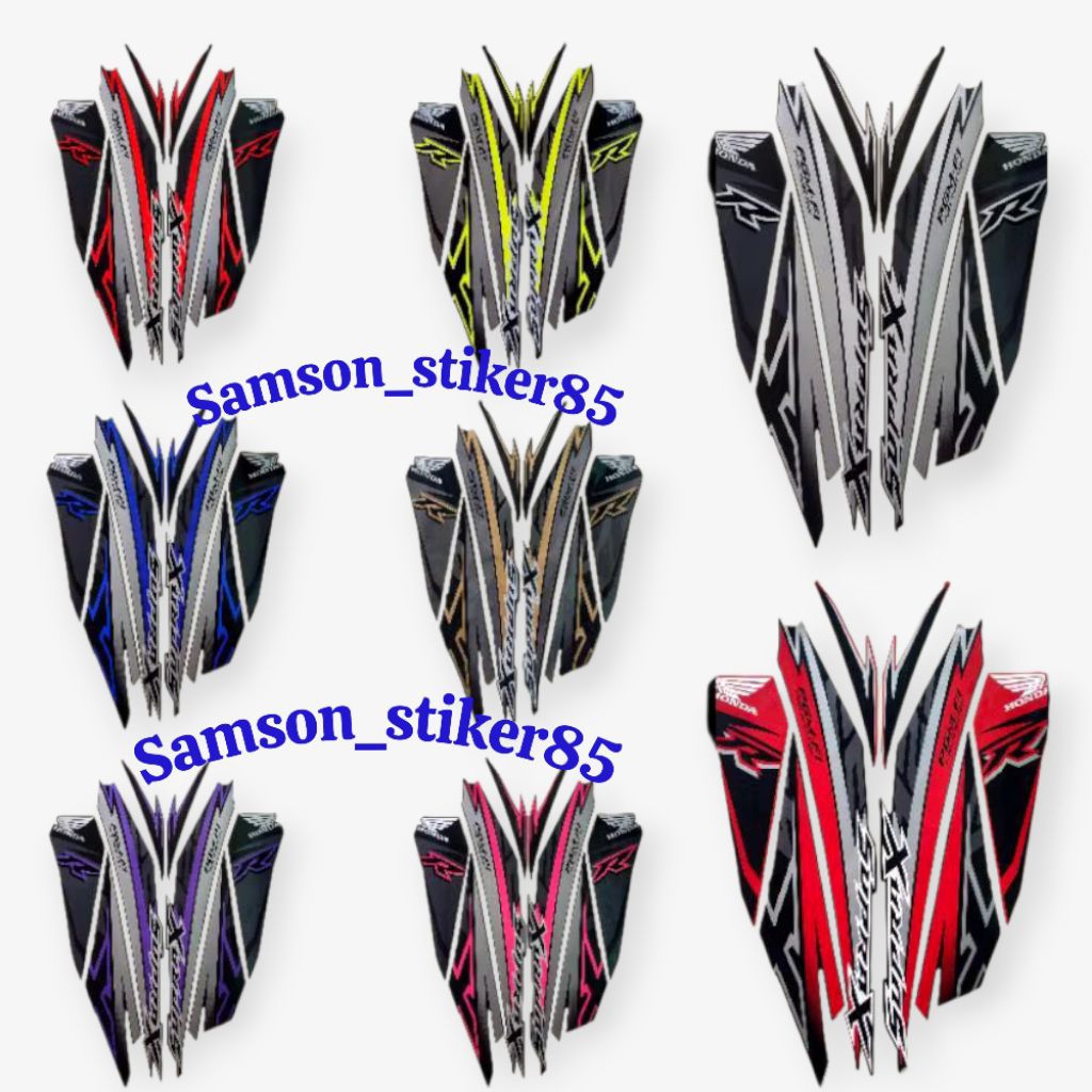Jual Striping Lis Bodi Polet Motor Honda Supra x Fi 125 R 2018 Full ...