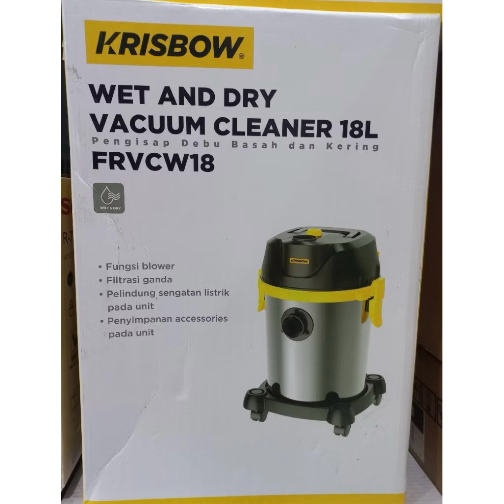 Jual KRISBOW Vacuum Cleaner 18 Liter 2 In 1 FRVCW18 | Vacuum Cleaner ...
