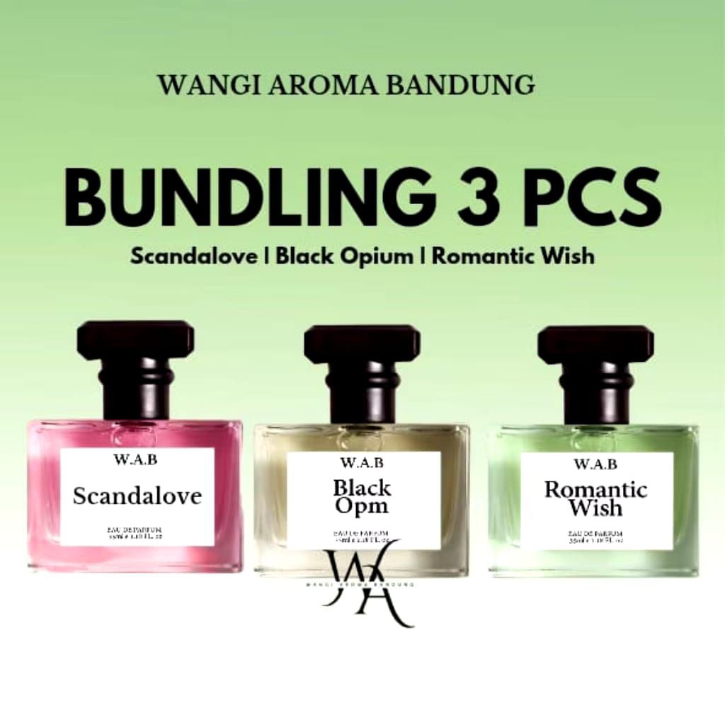 Jual TERMURAH PARFUME T.P.S AROMASCANDALOVE + BLACK OPIUM + ROMANTIC ...